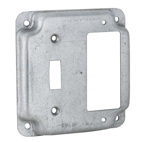 Departments - RACO 4" SQ COVER TOGGLE/DECORA