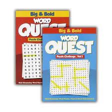Departments - WORD QUEST PUZZLES BOOK BIG/BOLD