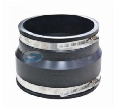 Departments - Frenco 1003-44 Flexible Clay Coupling, 4 x 4 inch