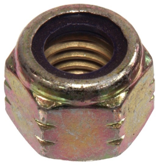 Departments - Grade C Hardened Zinc Nylon Insert Stop Nuts, 3/8"-16